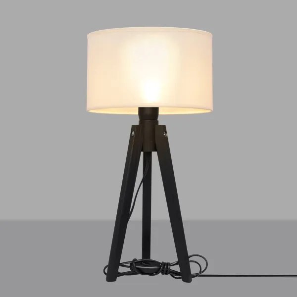 Stolní lampa ALBA 1xE27/15W/230V krémová/borovice