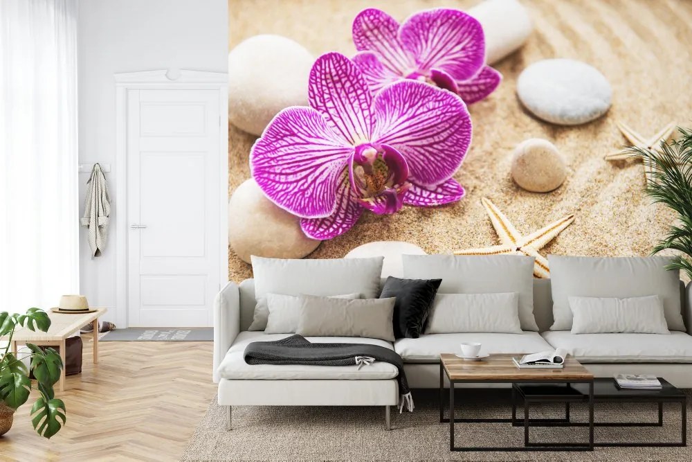 Fototapeta Orchid Pláž Spa Hladký vinyl 104x70.5