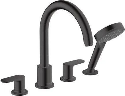 Vanová baterie Hansgrohe Vernis Blend se sprchovým setem černý mat 71456670