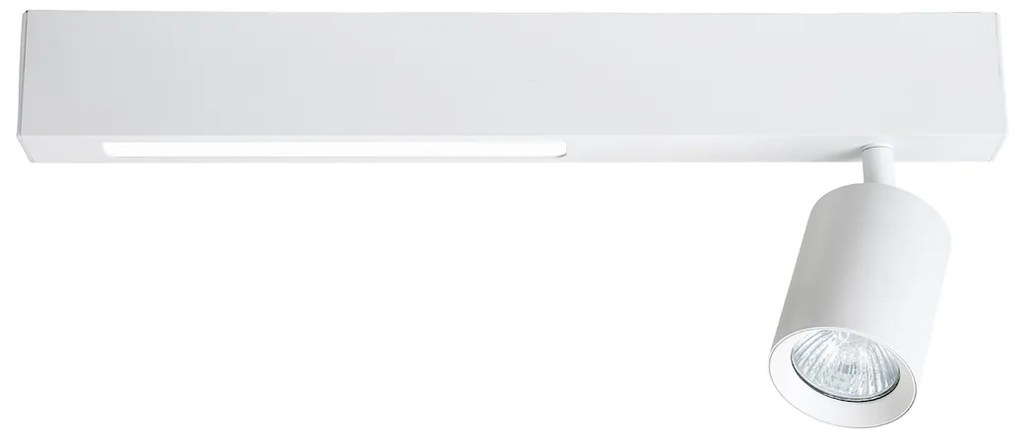 Stropní svítidlo Magnet, 1x bílé kovové stínítko + 1x LED 5W, w