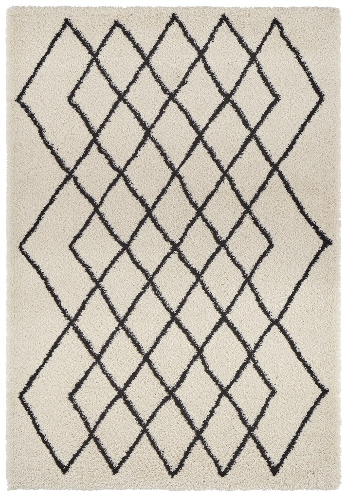 Mint Rugs - Hanse Home koberce Kusový koberec Allure 103774 Cream/Black - 80x150 cm