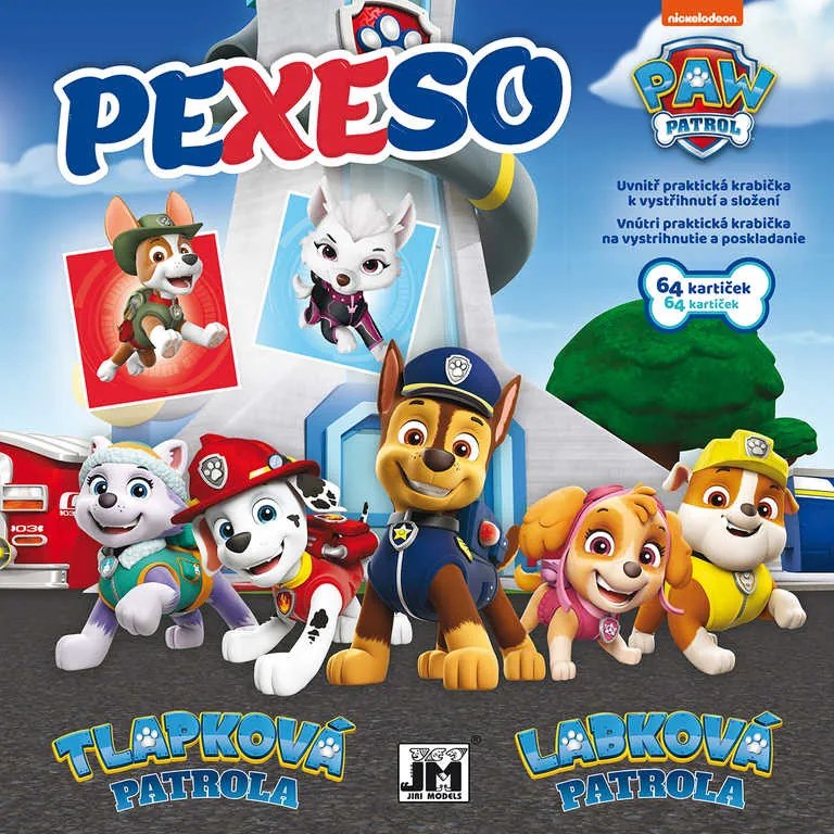 JIRI MODELS Pexeso v sešitu Tlapková Patrola (Paw Patrol) 2