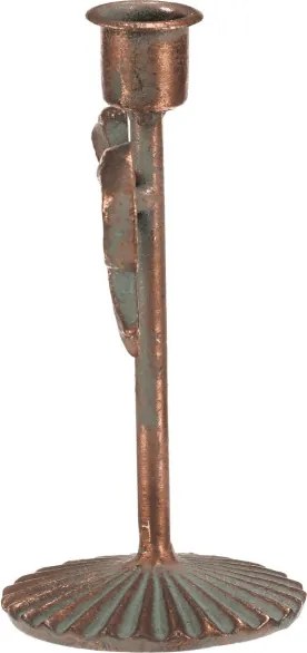 Kovový svícen 16 cm měděný FUP566-S