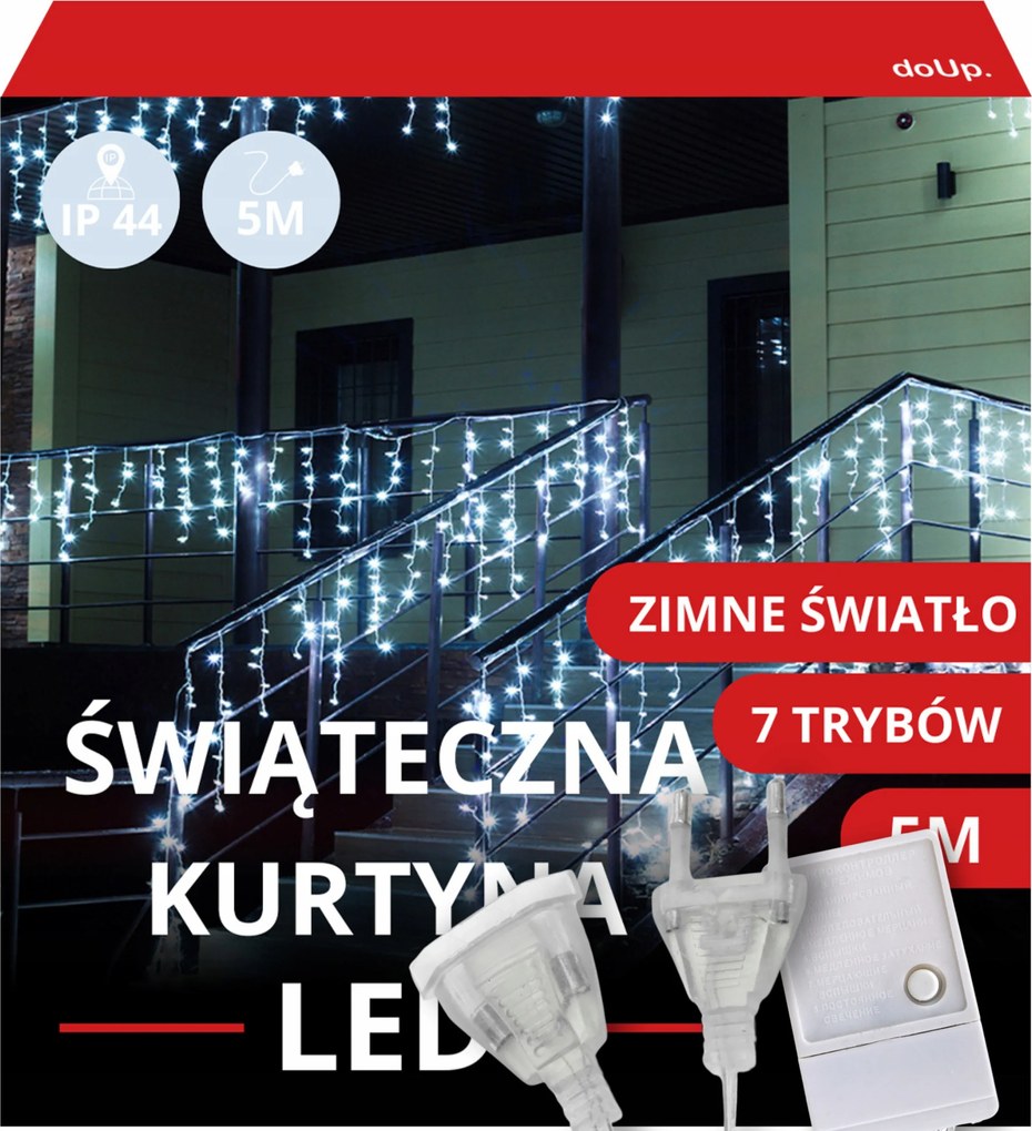 Led Girlanda 5M 150 Lamp Závěs Na Terasu Venkovní Vánoční