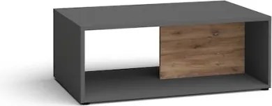 Konferenční stolek MILANES grafit mat / dub flagstaff (110 x 60) cm