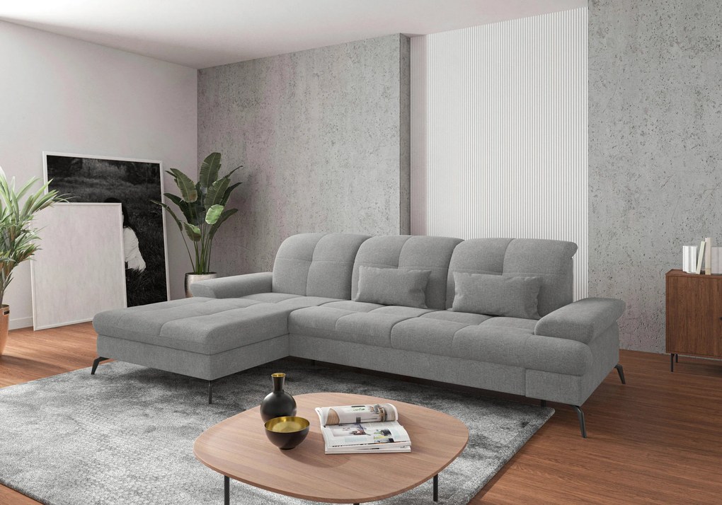 XXXLutz ROHOVÁ SEDAČKA, textil, světle šedá Sit & More - Sedací soupravy - 000144009912