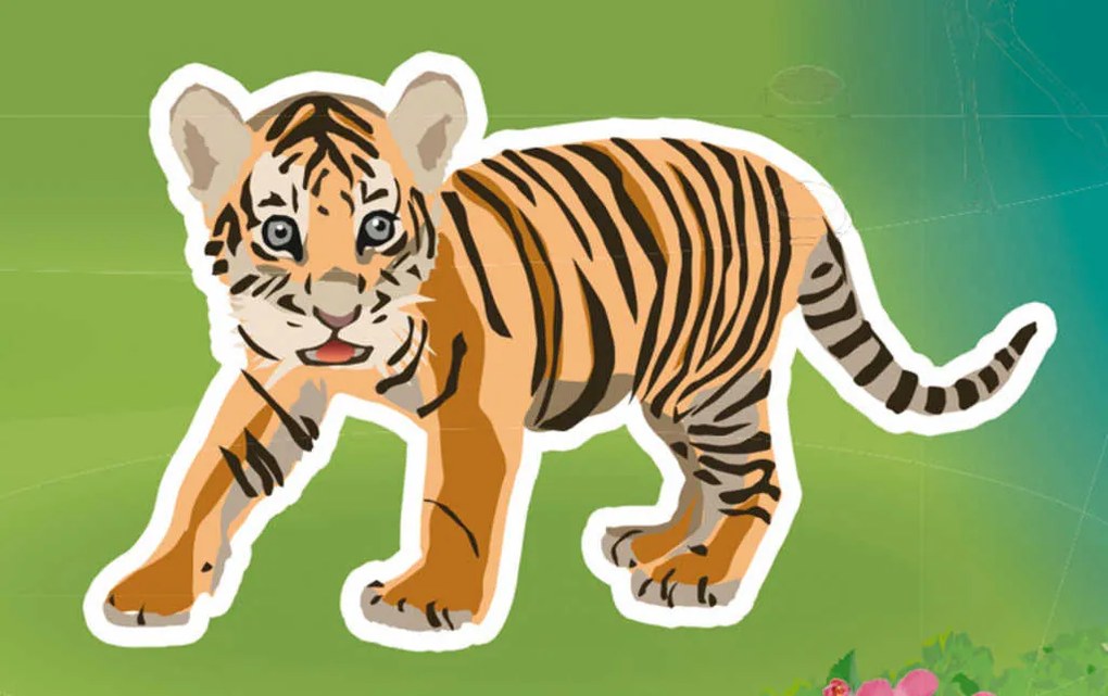 JIRI MODELS Sametová samolepková knížka Zvířátka ZOO 5