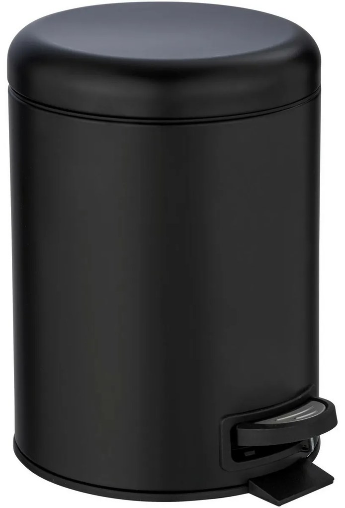 Wenko Pedálový odpadkový koš Leman 5 l, černá, 5 l
