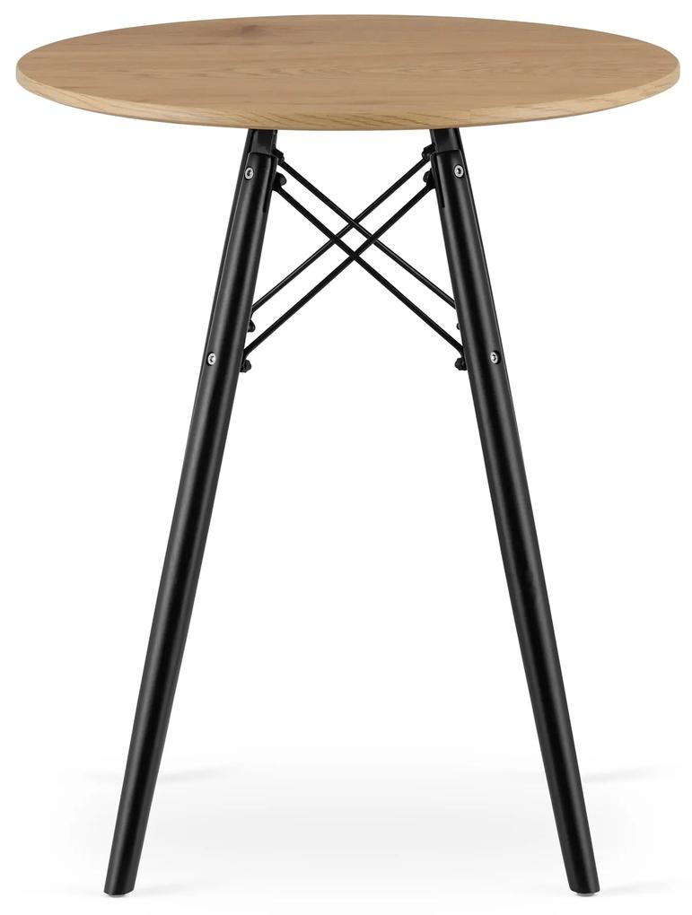 Jídelní stůl s deskou v dekoru dub OSLO 60x60