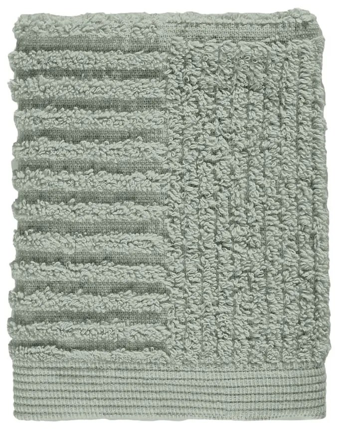 Šalvějově zelený froté bavlněný ručník 30x30 cm Classic – Zone