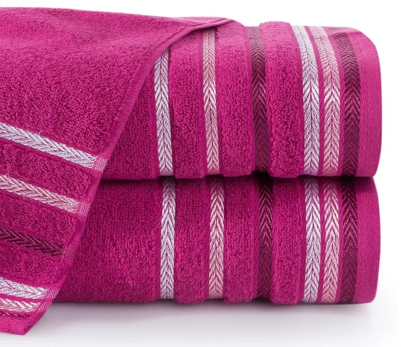 Sada ručníků LIVIA 11 amarantová
