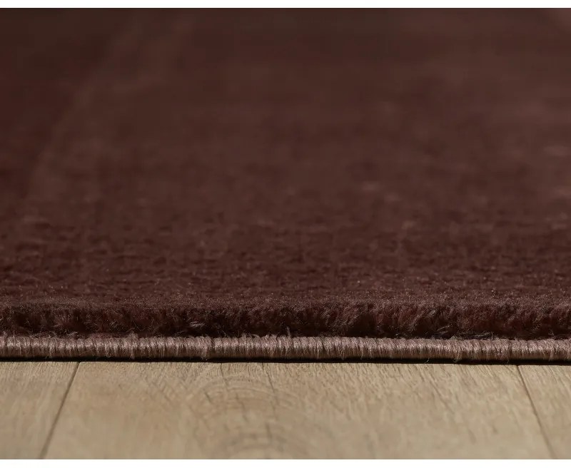 Ayyildiz koberce Kusový koberec Catwalk 2600 Brown kruh - 120x120 (průměr) kruh cm