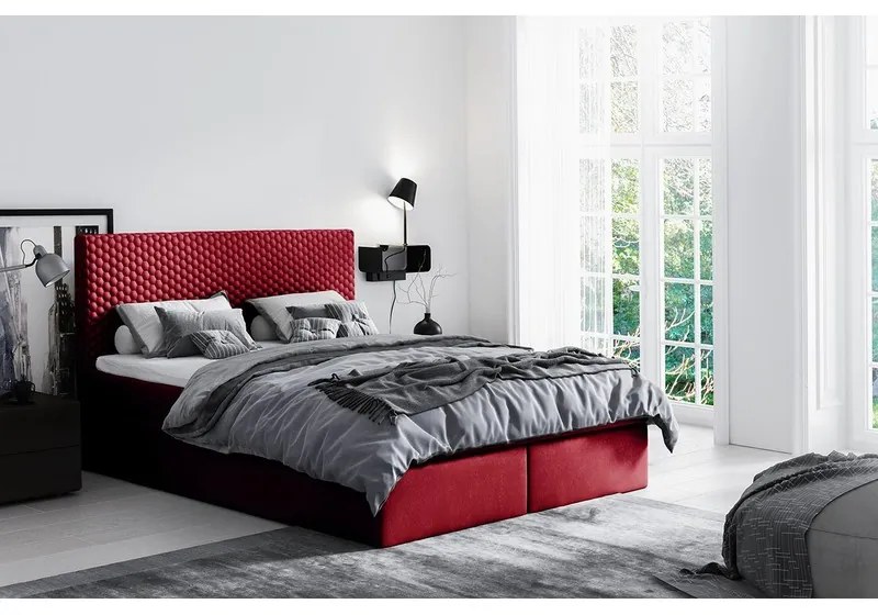 Kontinentální postel Malwa, Rozměr postele: 120 x 200 cm, Barva:: Velluto 14