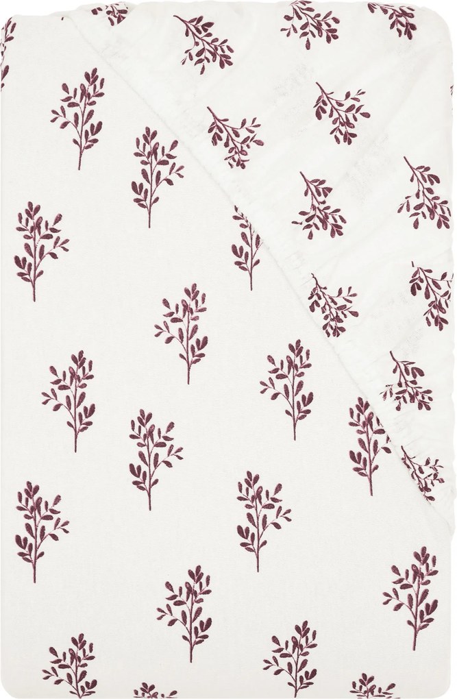 Livarno® Žerzejové napínací prostěradlo, 90-100 x 200 cm (větve)