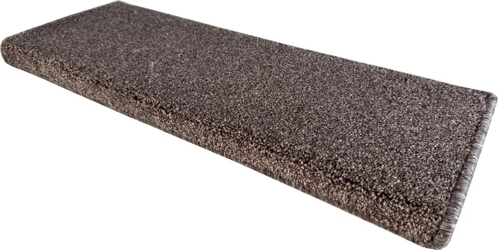 Vopi Nášlapy na schody Apollo Soft hnědý obdélník - 24x65 obdélník (rozměr včetně ohybu)