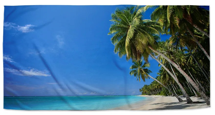Ručník SABLIO - Palmová pláž 70x140 cm