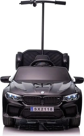 LEAN CARS Elektrické autíčko BMW M5 s rodičovskou platformou černé lakované