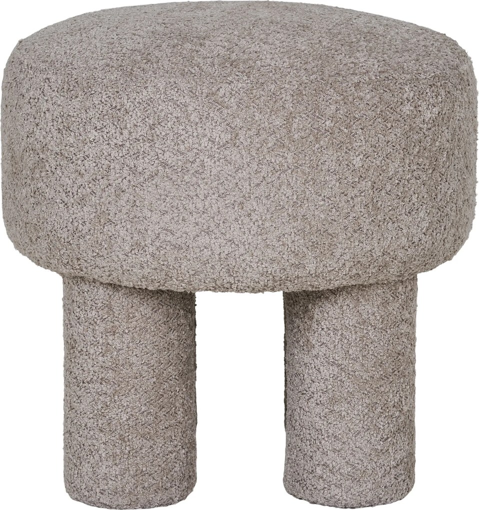 House Nordic Pouf PERTH světle šedý