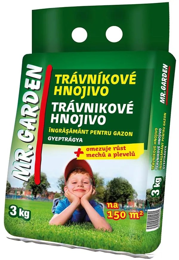 Mr.Garden trávníkové hnojivo 3 kg