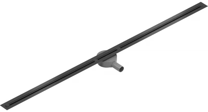 Mexen Flat 360° Super Slim lineární odtok rotační 160 cm, Černá - 1751160