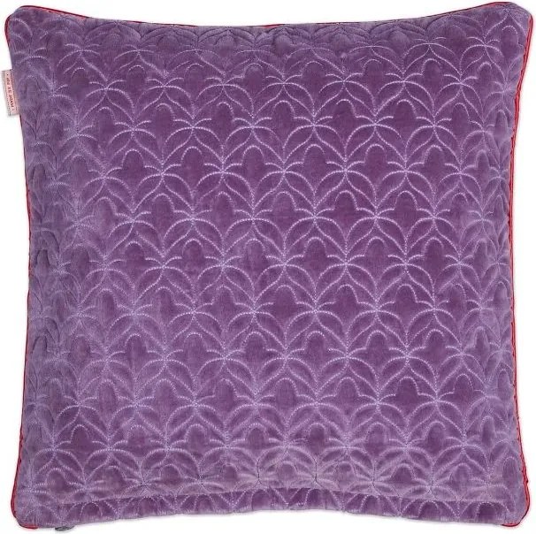 Pip Studio polštář Quilty dreams 45x45cm, lila (dekorační polštářek s výplní)