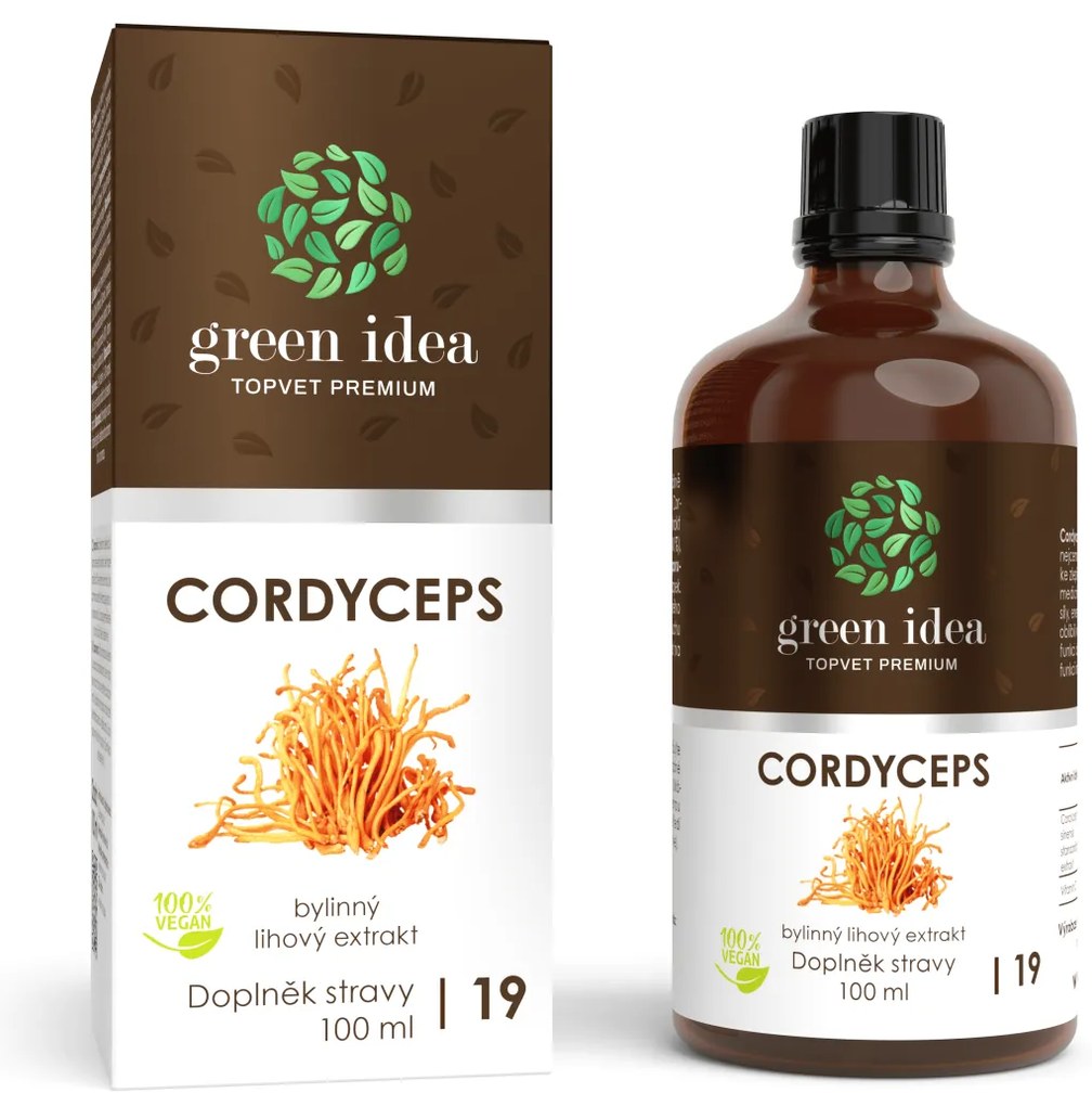 Green idea Cordyceps tinktura - kapky 100 ml
