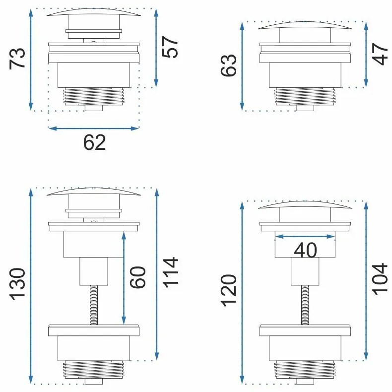 Rea Sofia, sada umyvadla se vzorem černého mramoru + vysoká baterie Lungo zlatá lesklá + univerzální odtoková zátka, KPL-09994