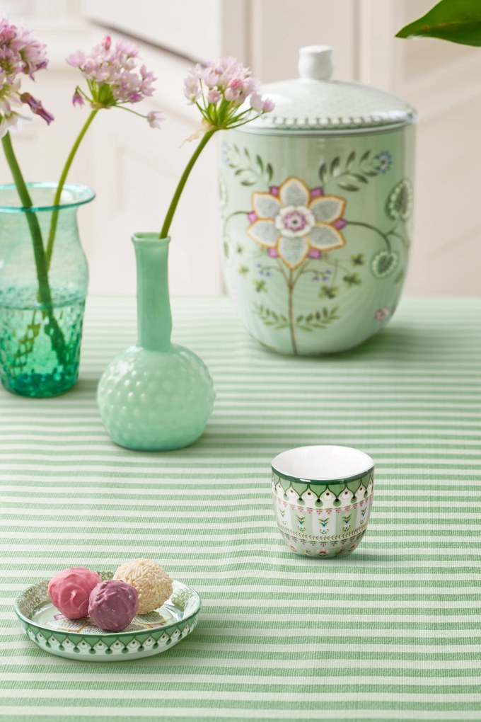 Pip Studio Lily & Lotus kalíšek na vajíčko, zelený (porcelánový kališek na vajíčko)