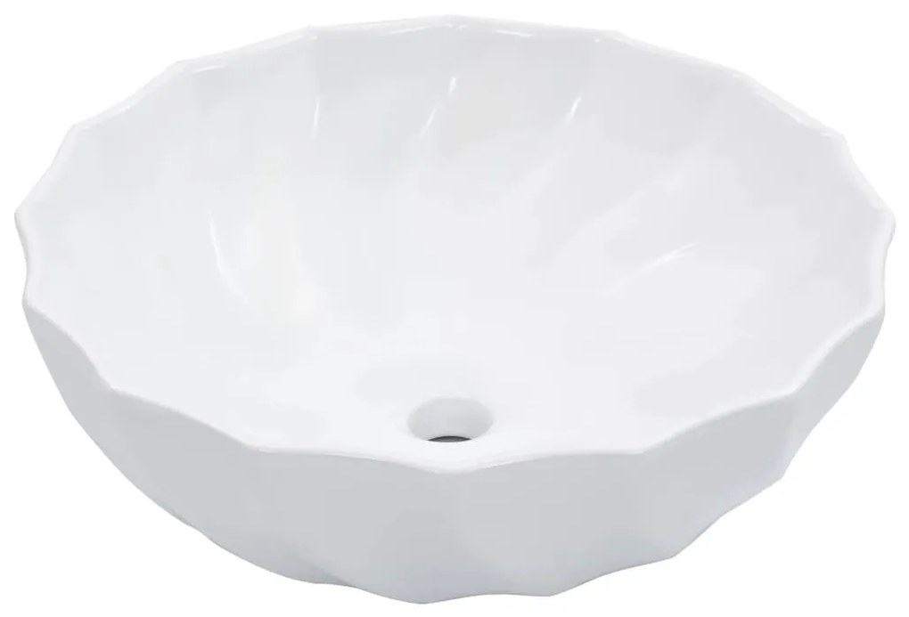 Umyvadlo - keramika - bílé | 46x17 cm