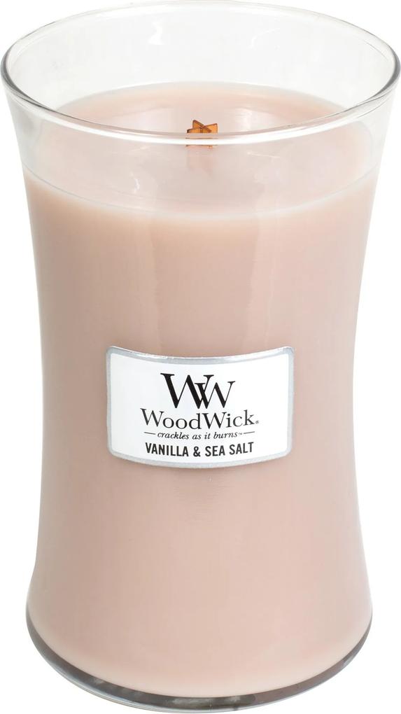 Svíčka Core WoodWick Vanilla & Sea Salt velké