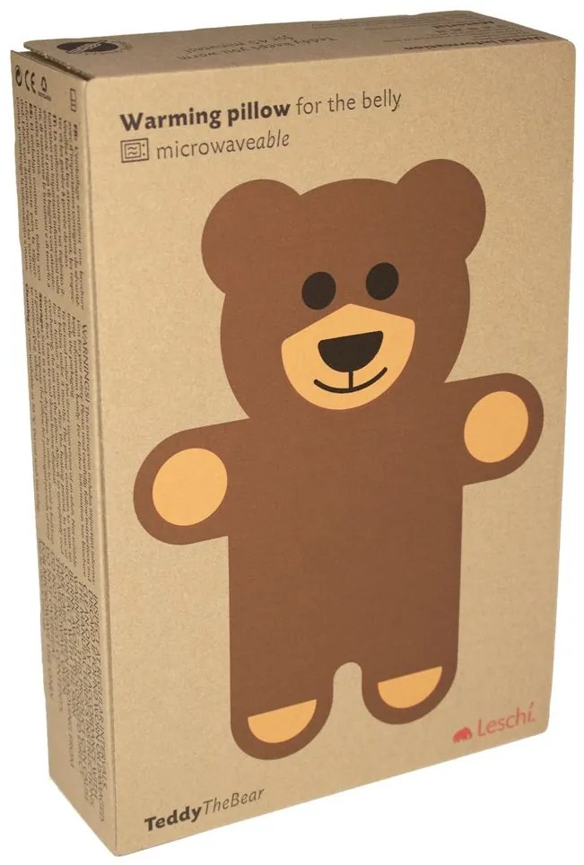 LESCHÍ Hřející polštářek Teddy 36x26cm béžová