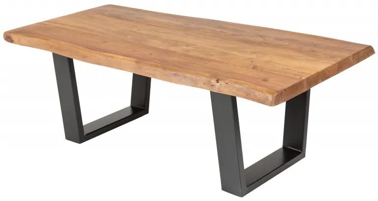 Noble Home Přírodní dřevěný konferenční stolek Mammut 110 cm