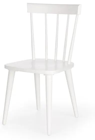 Halmar Dřevěná jídelní židle Barkley 50x45x89cm - bílá