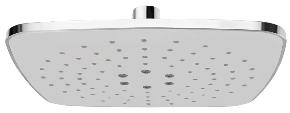 Mereo Mereo, Nástěnná baterie Dita 150 mm se sprch. soupravou,otoč.ramínkem, ruční a talíř. sprchou 225x225mm, CBE60101SBD