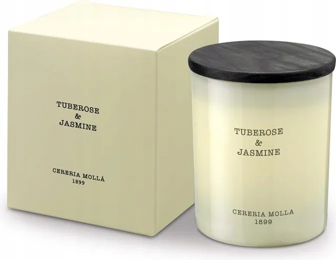 Svíčka tradiční sójová Tuberose Jasmine Cereria Molla 1 ks