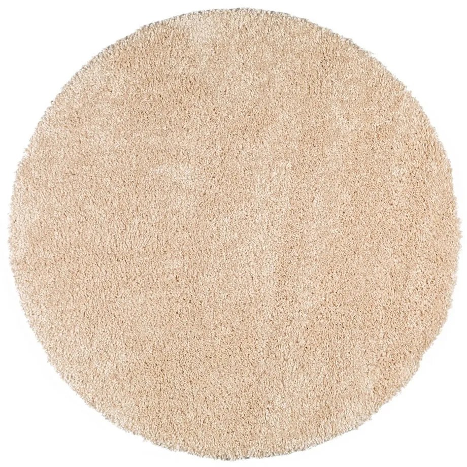 Krémově bílý koberec Universal Aqua Liso, ø 100 cm