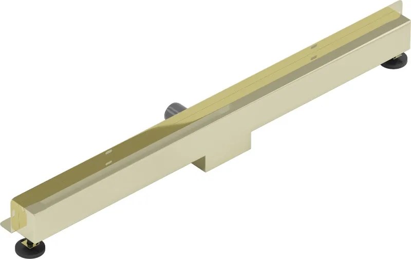Mexen Flat Wall nástěnný lineární odtok 2v1 100 cm, zlatý - 1530100