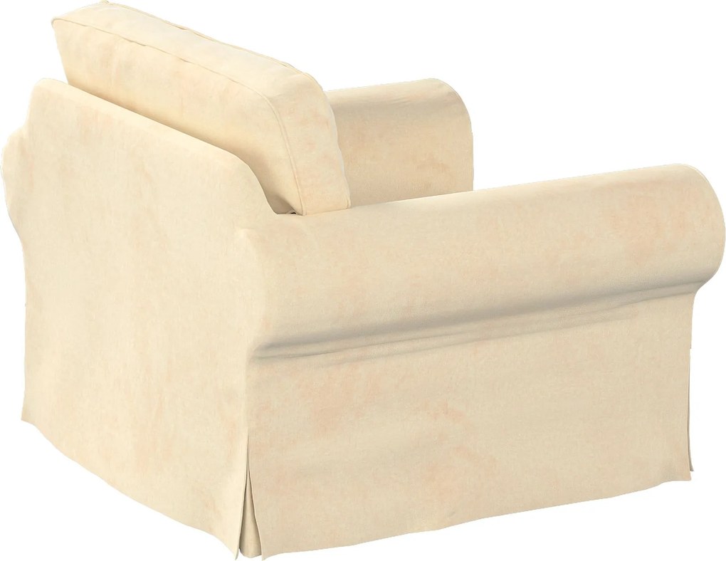 Potah na křeslo IKEA Ektorp barva ekr látka lesklé, sametová