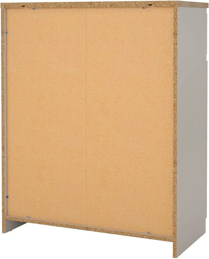 Krémová komoda 80x100x40 cm Naia – Tvilum