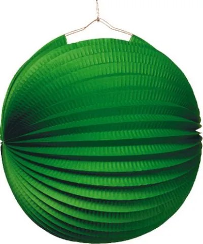 Lampion zelený 25 cm Amscan