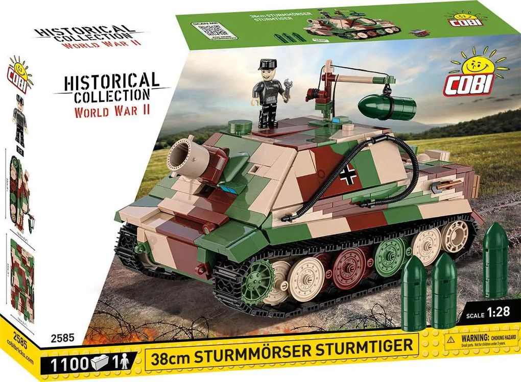 Cobi 2585 německý samohybný raketomet sturmtiger