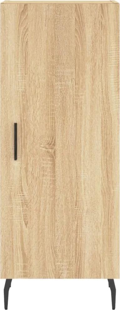vidaXL Skříň highboard 34,5 x 34 x 180 cm kompozitní dřevo [3199188] Barva: šedá sonoma