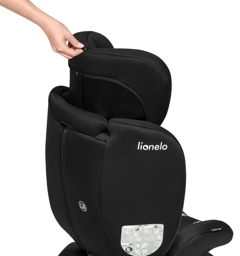 Autosedačka Lionelo BASTIAAN I-size 40-150 cm ISOFIX Farba: Black Red
