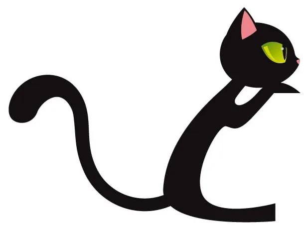 Samolepka Fanastick Black Cat