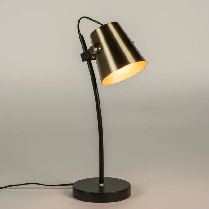 Stolní designová lampa Laventa Black and Gold