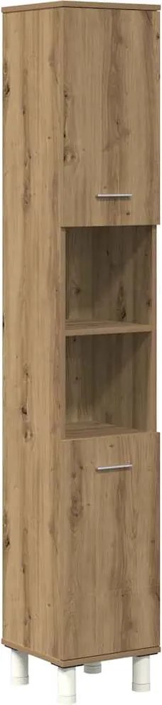 4dílná koupelnová sestava dub artisan kompozitní dřevo 3328558