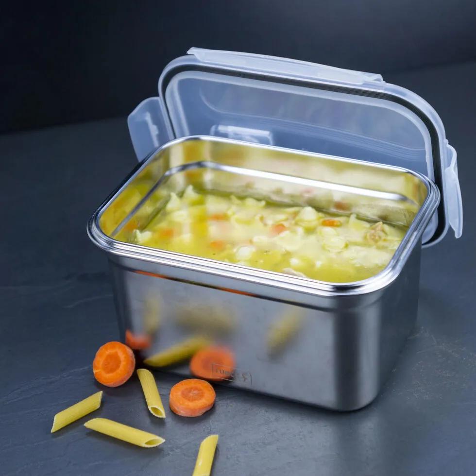 Lurch - nerez jídelní box s plastovým víkem 2000ml