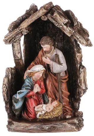 Vánoční betlém, polyresin, 16 x 12 x 5 cm