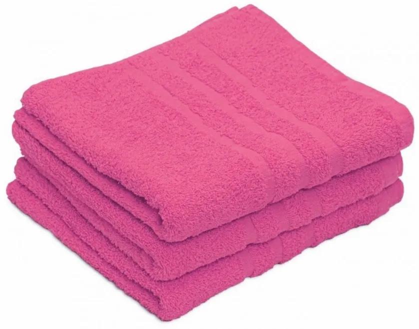 DekorTextil Bavlněné ručníky nebo osušky Comfort - růžový ROZMĚR: 70 x 140 cm