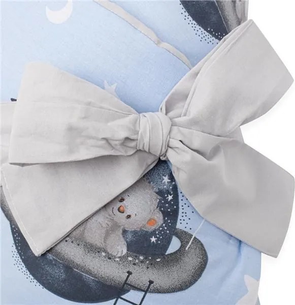 Oboustranná dětská zavinovačka New Baby Teddy bear in space 80x80 cm